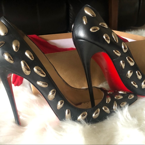 Christian Louboutin | Shoes | So Kate 2 Python Crystal Studded Pumps ...